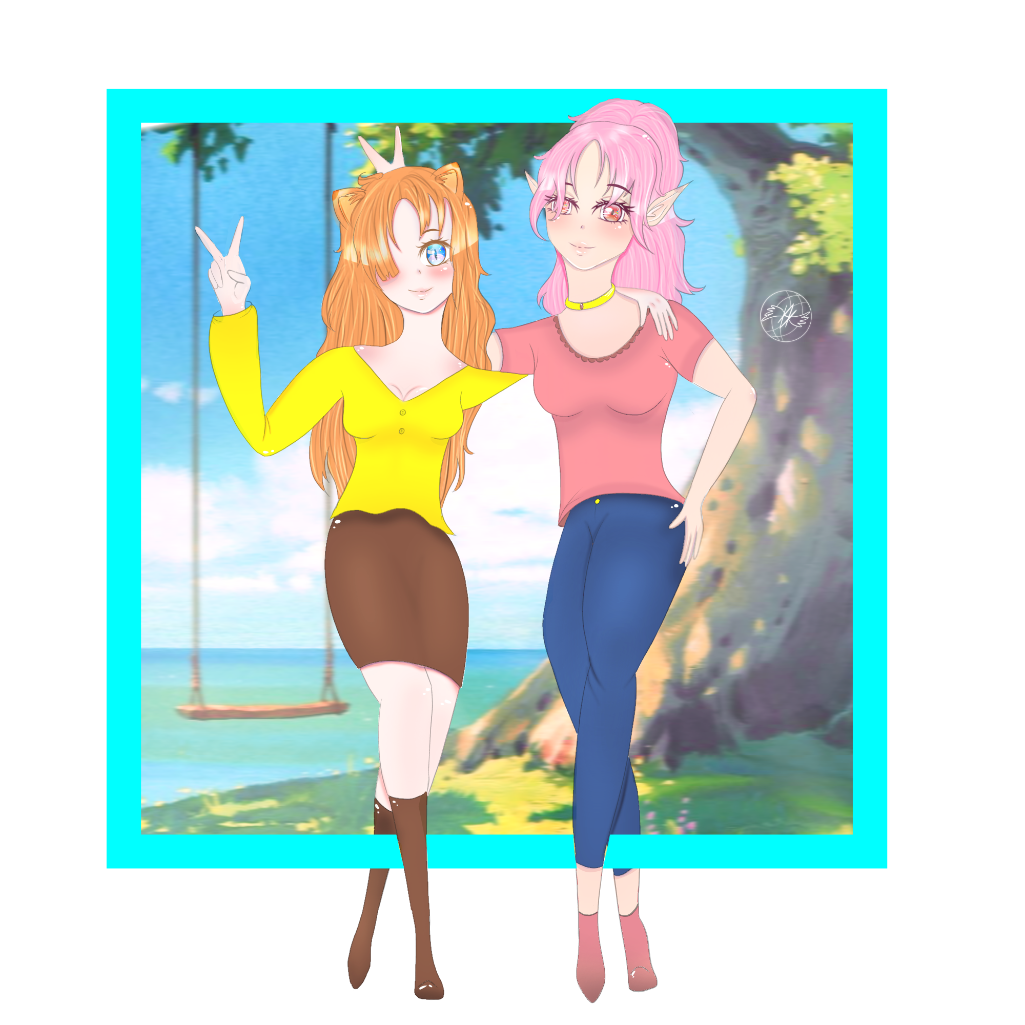 aiko and amu - ibisPaint