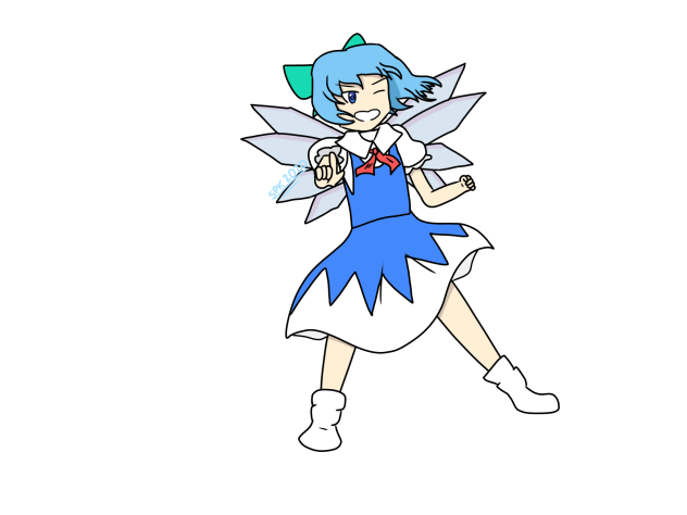 Cirno - ibisPaint