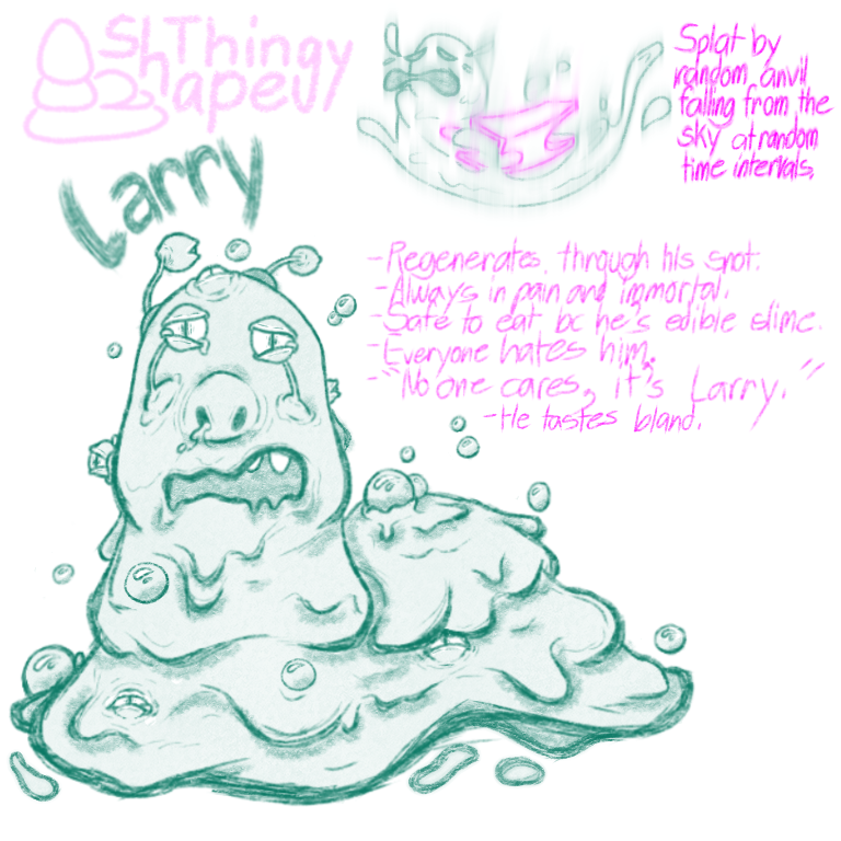 Larry, the Immortal Slime Slug - ibisPaint