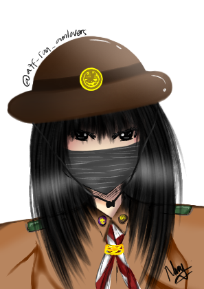 Pramuka Girl Version - Penegak-NayaArt - ibisPaint