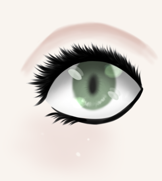 Green eye - ibisPaint
