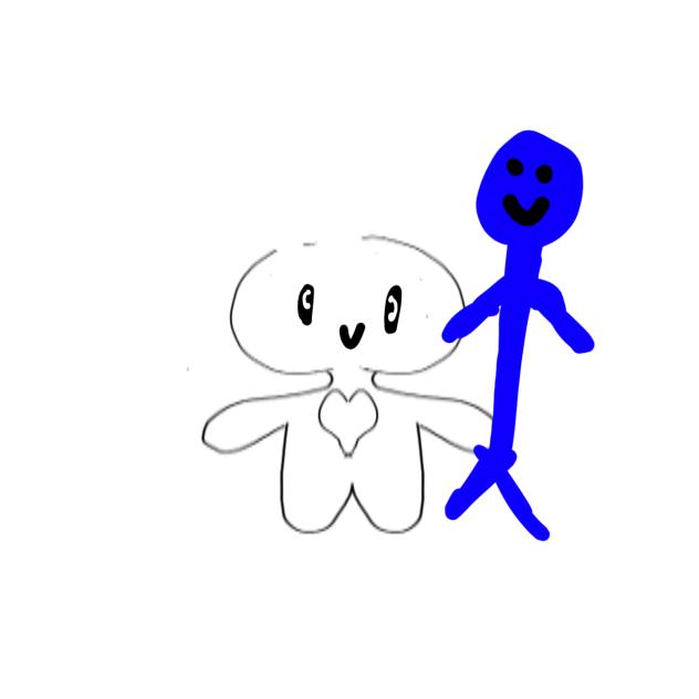 the blue man - ibisPaint