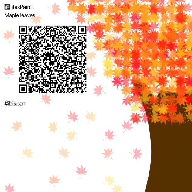 Maple leaves brush 🍁 - ibisPaint