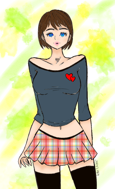 School girl - ibisPaint