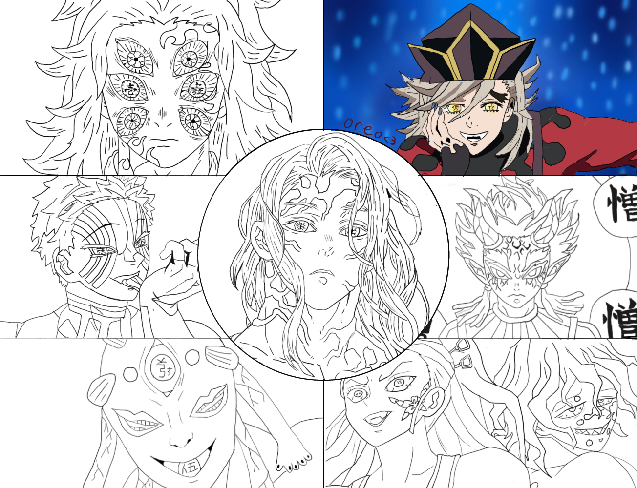 demon slayer collab - ibisPaint