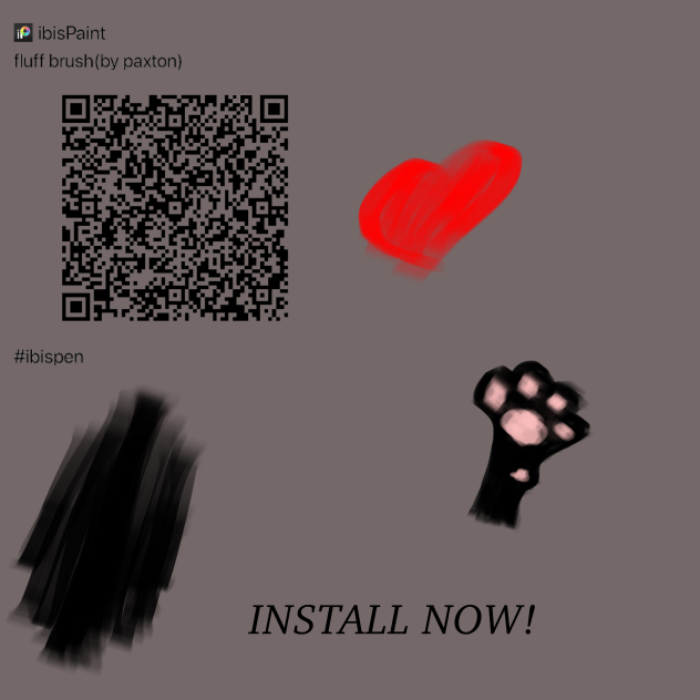 Fluff brush - ibisPaint