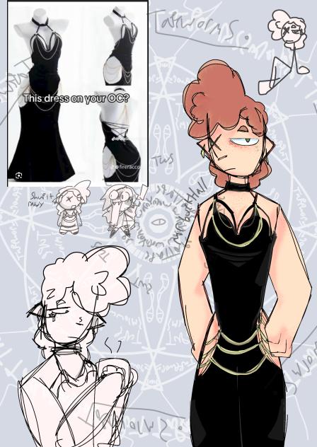 That one dress trend that was popular - ibisPaint