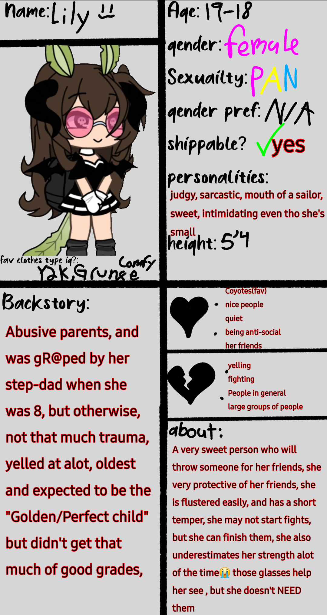 another ref sheet lol - ibisPaint