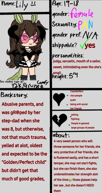 another ref sheet lol - ibisPaint