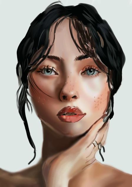 pretty lady. - ibisPaint