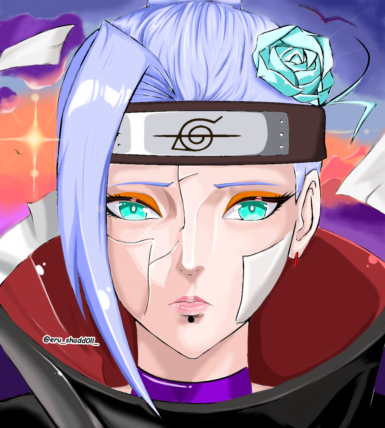 Ino x Konan, Naruto (山中いの x 小南、ナルト漫画) - ibisPaint