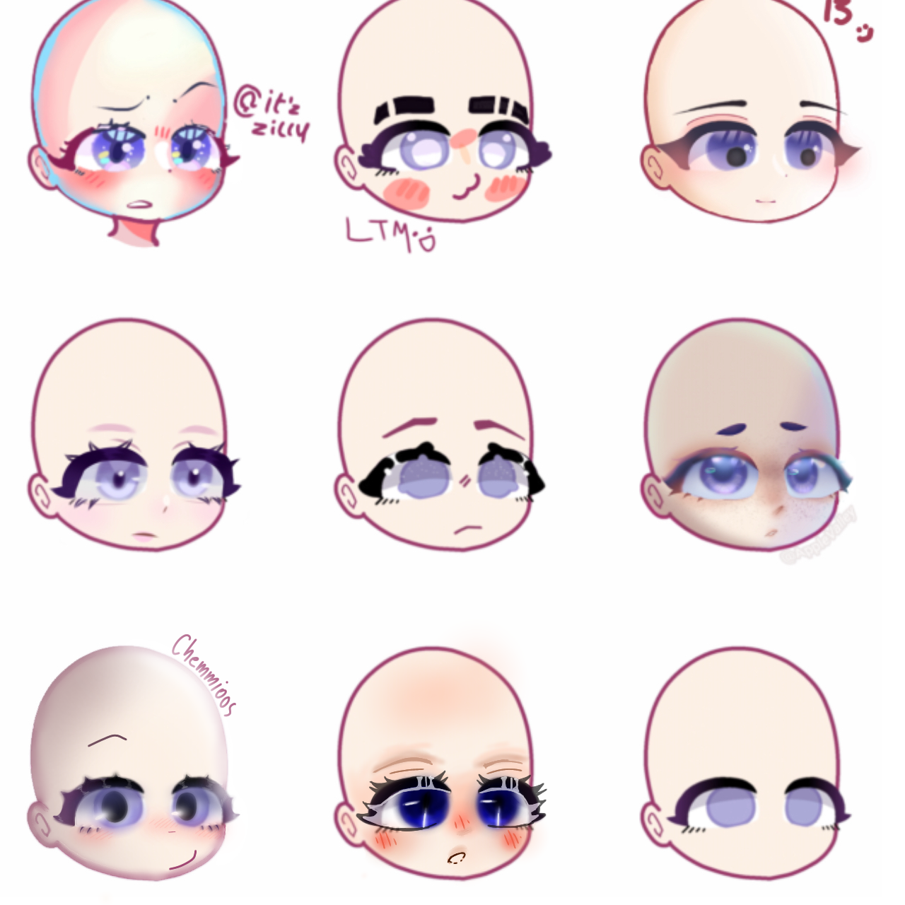 GACHA head Collab - ibisPaint