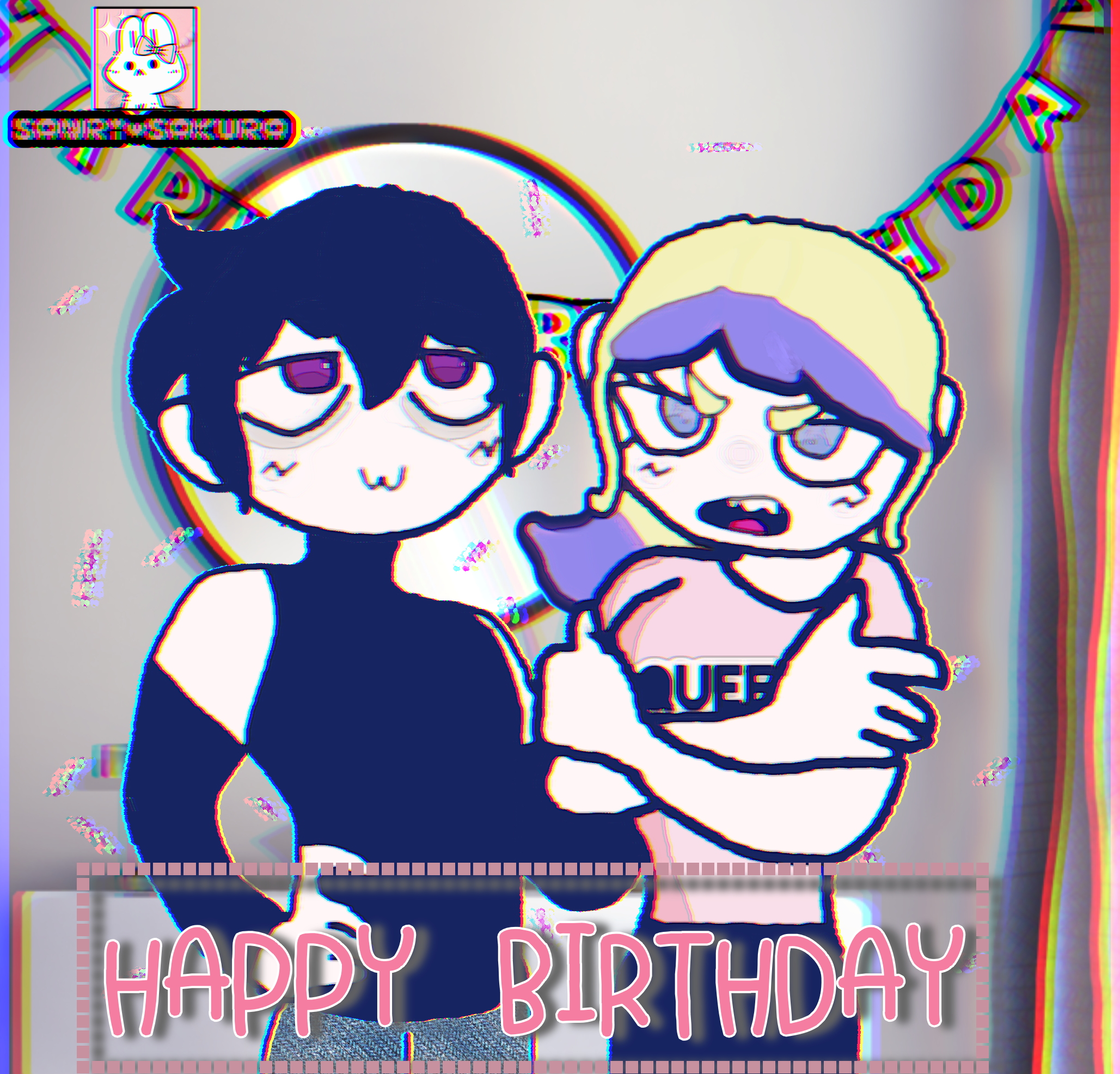 the twins (B-DAY ART 1) - ibisPaint