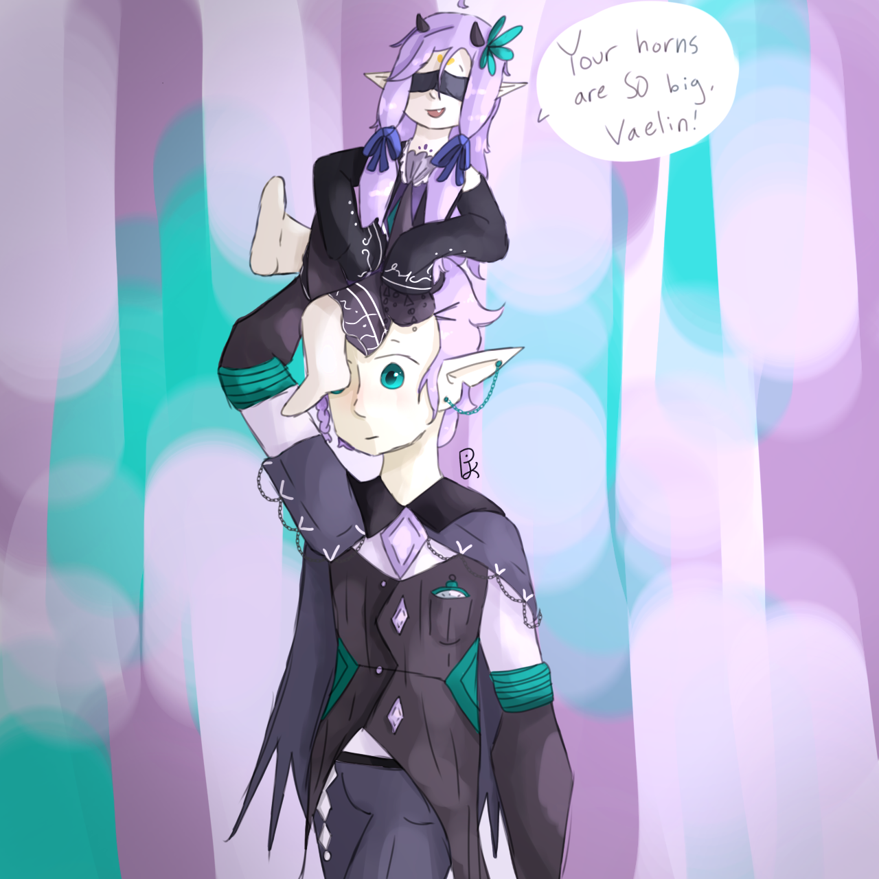 Rue and Vaelin - ibisPaint