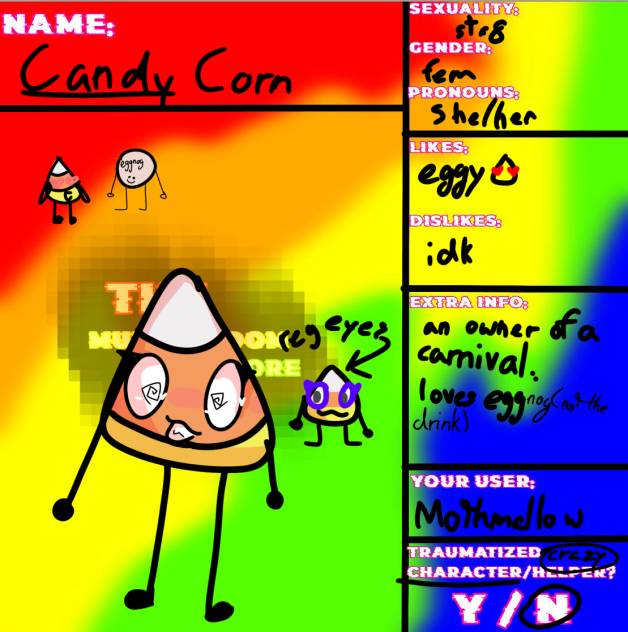 candy corn - ibisPaint