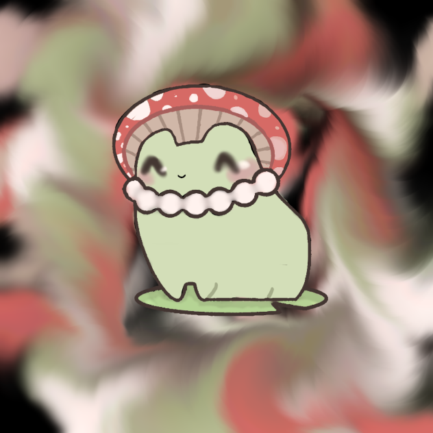 cute mushroom frog 🍄🐸 - ibisPaint