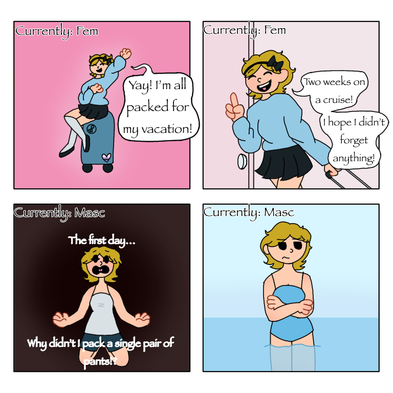 Gender-Fluid Comic!! - ibisPaint