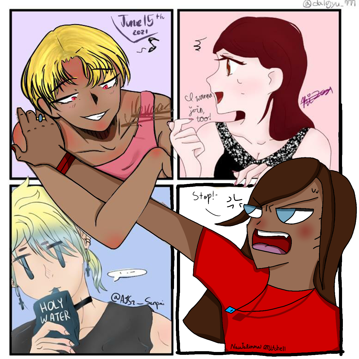 4 square collab - ibisPaint