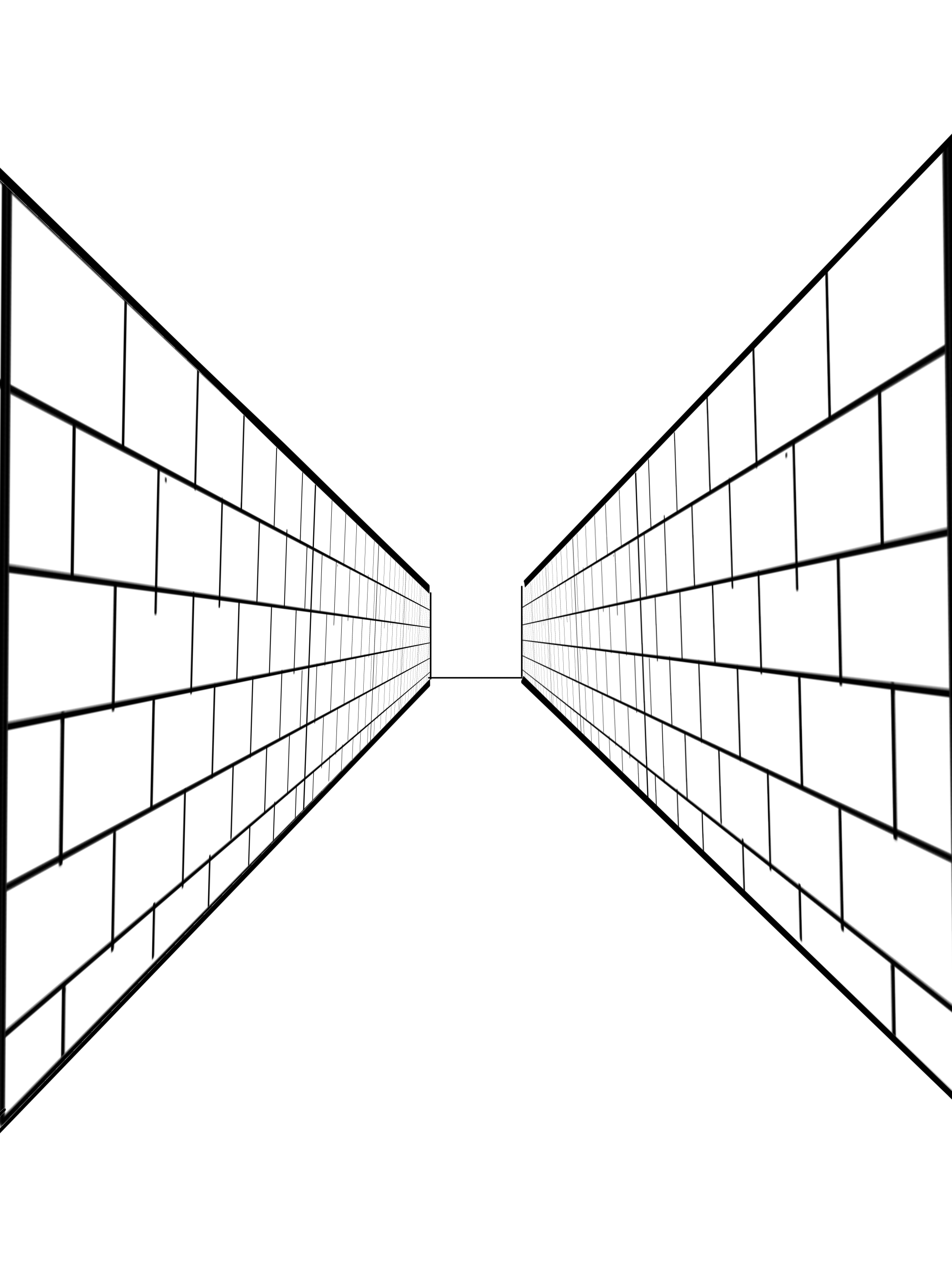 Brick hallway - ibisPaint