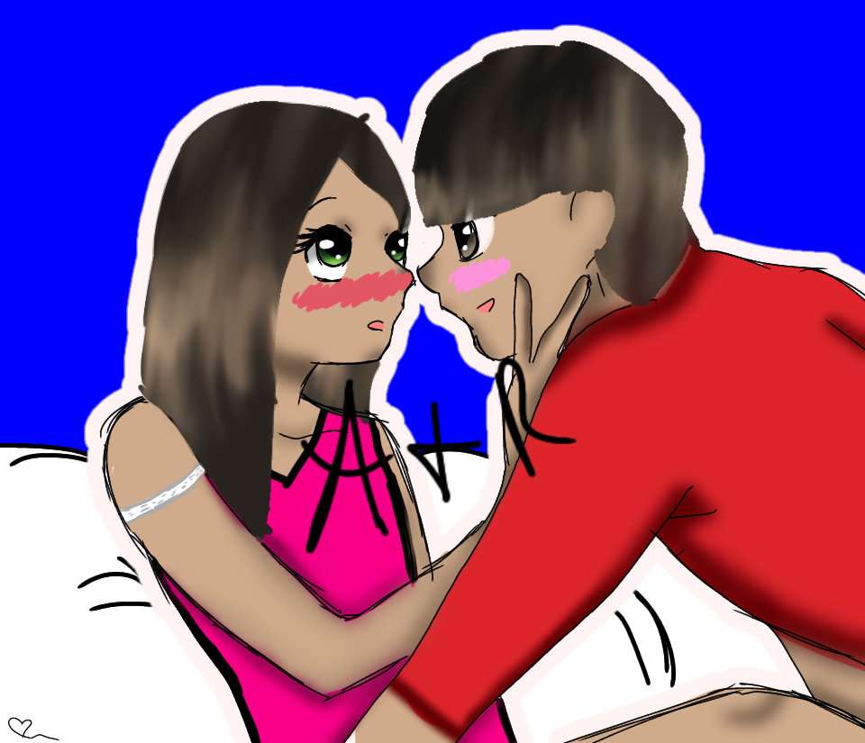 my bff and her boyfriend sorry not sorry - ibisPaint