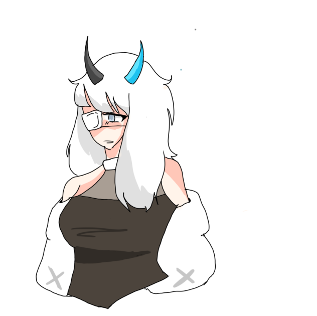 My oc drawn by my sis - ibisPaint