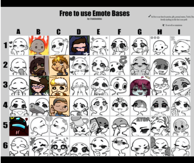 Emote collab! - ibisPaint