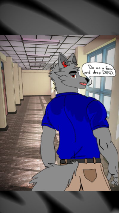 Senior Wolf Student - ibisPaint