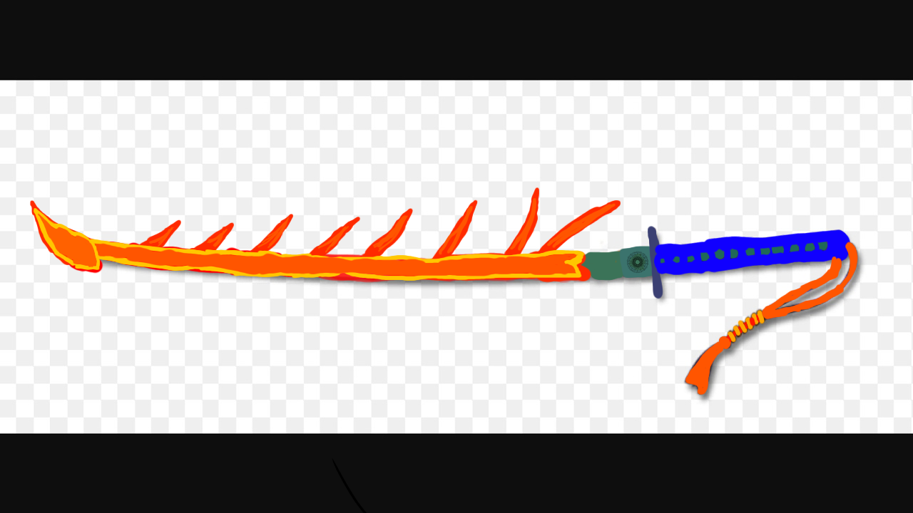 the katana of Fenix - ibisPaint