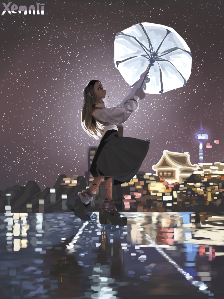 Urban Reflections 🌃 - ibisPaint