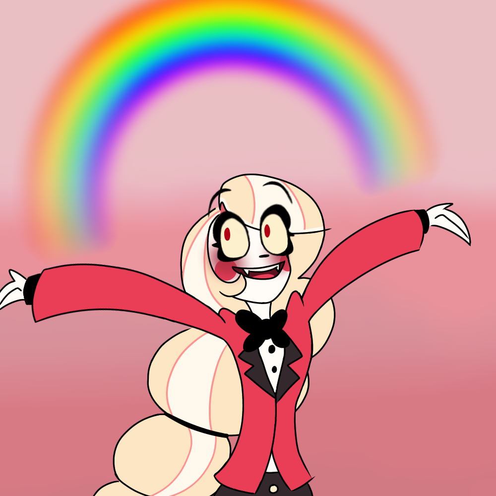 Charlie Spongebob rainbow meme - ibisPaint