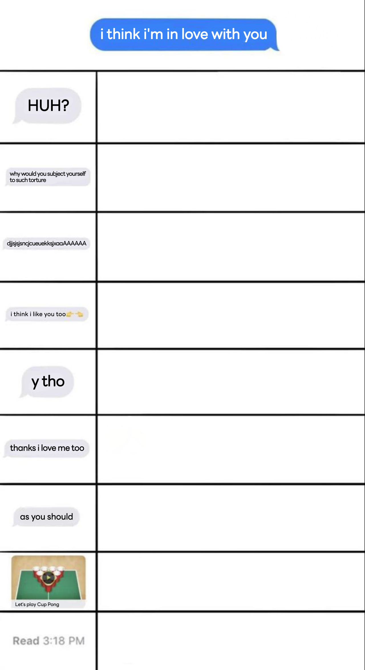 U love me template - ibisPaint