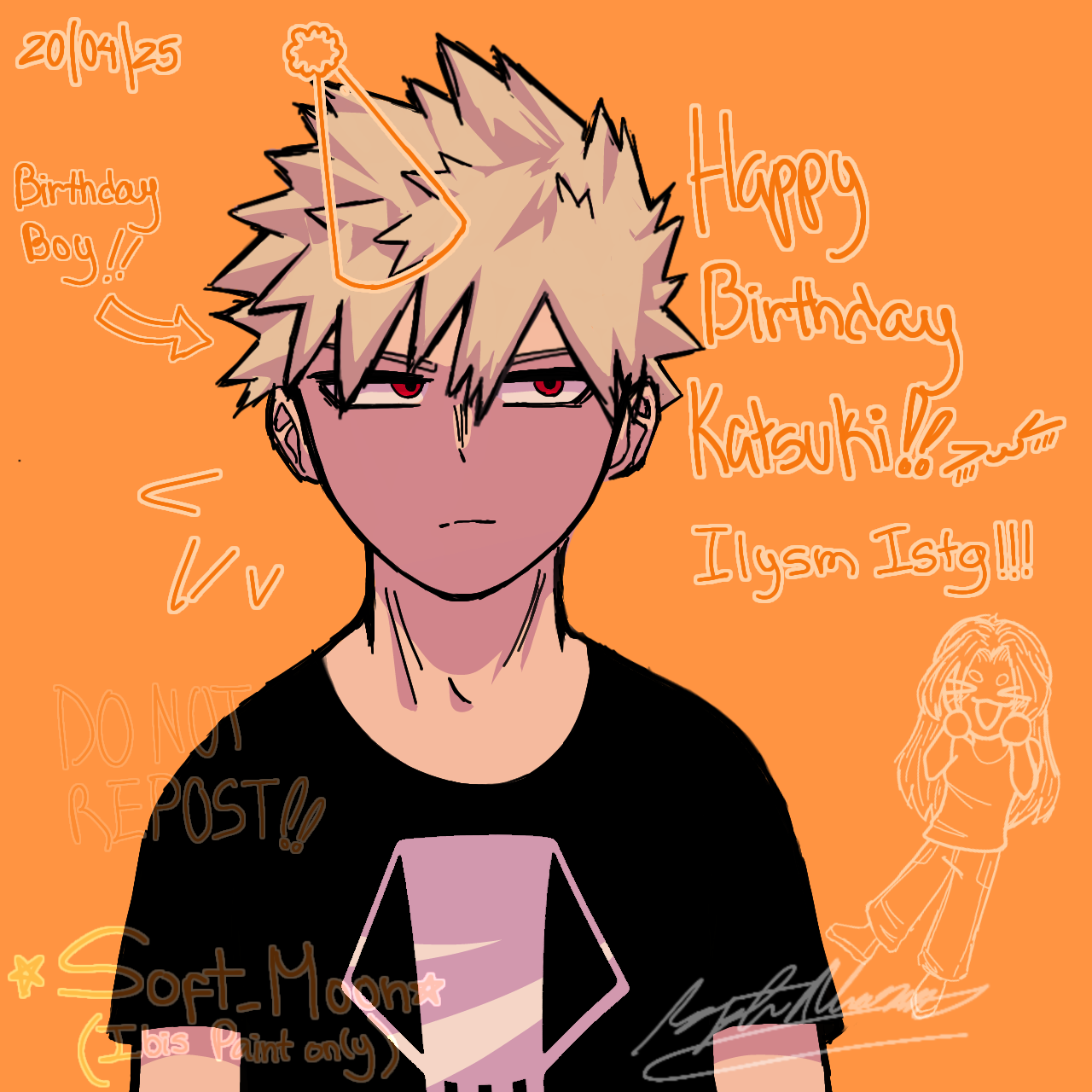Happy bday mlv!! 🩷 - ibisPaint