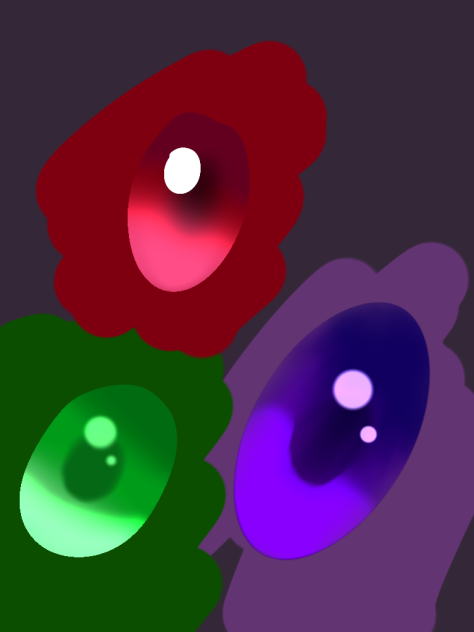 Práctica de ojos - ibisPaint