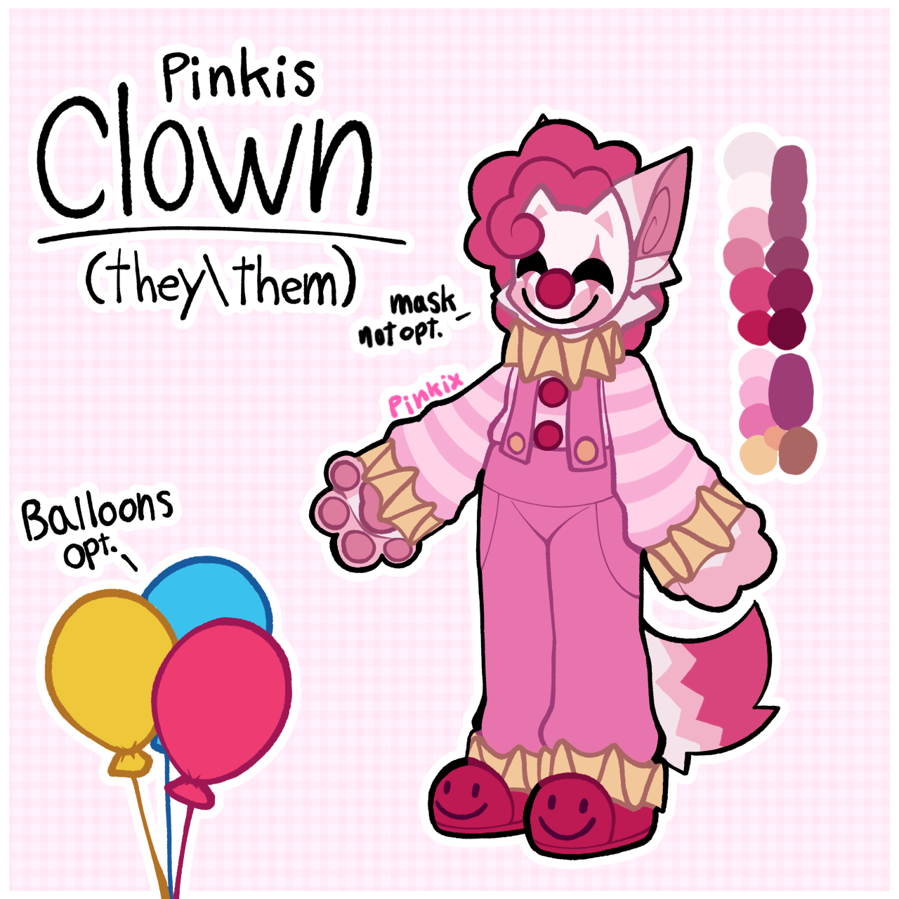Pinkis Clown - ibisPaint