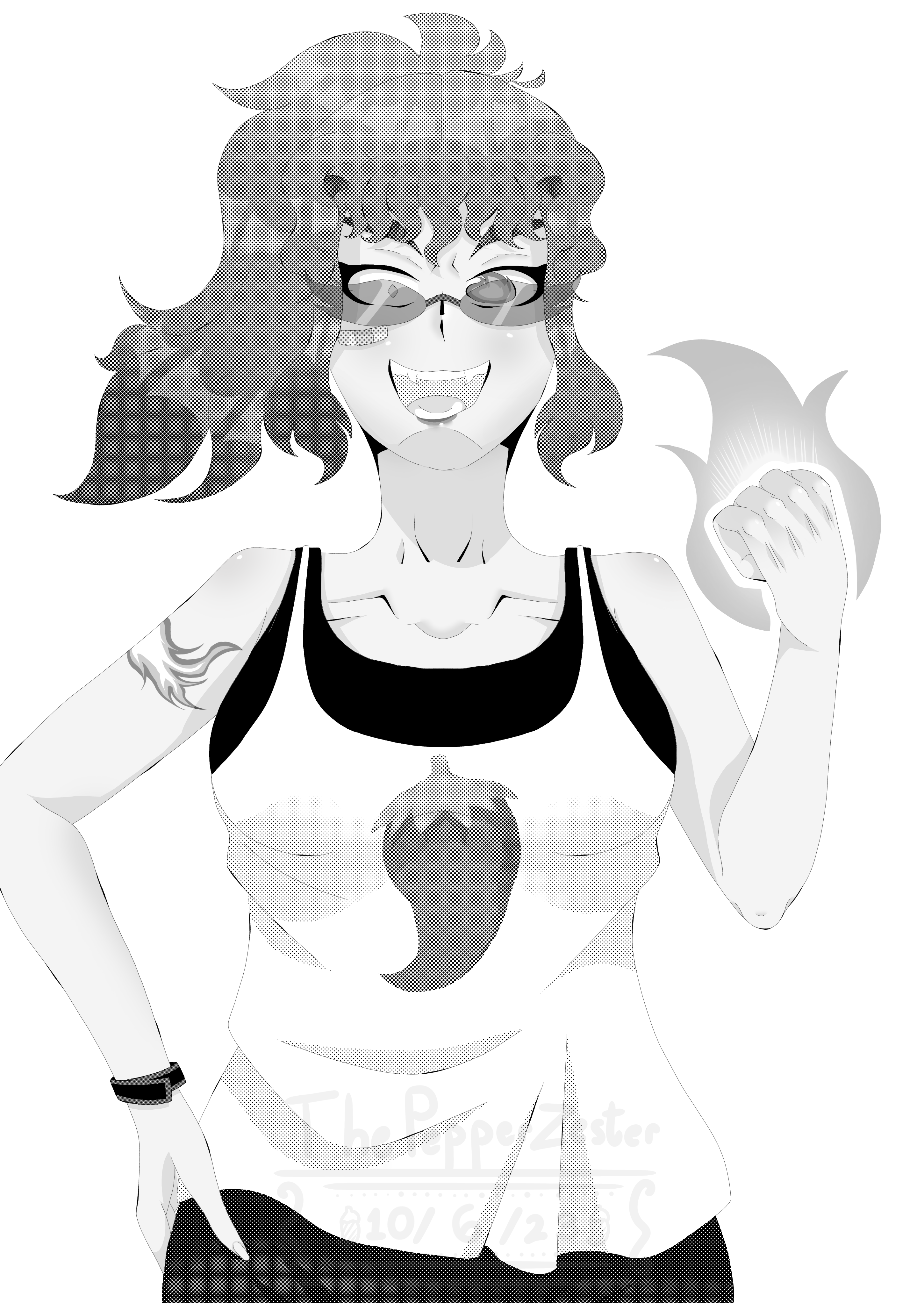 Inktober Day 6 - Hot tamales - ibisPaint