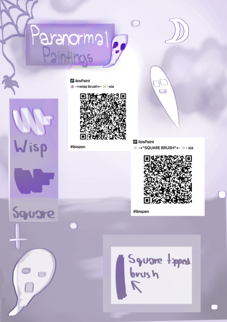 Paranormal paintings! ♡ ghost brushes ♡ - ibisPaint