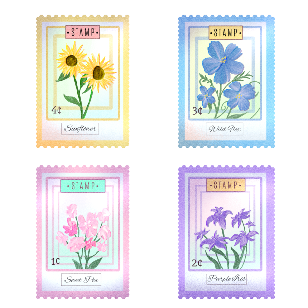 Flower Stamps - ibisPaint