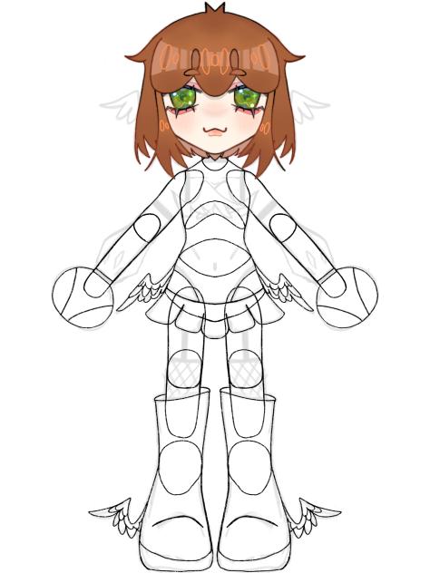 vtuber model wip - ibisPaint