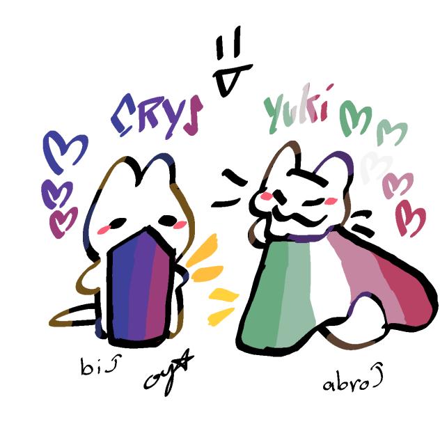 bi and abro cats - ibisPaint