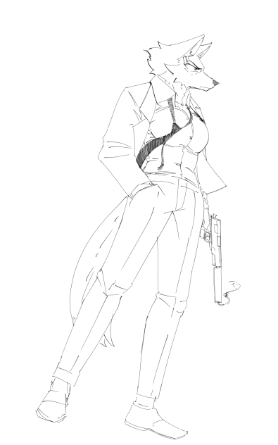 the assassin lineart - ibisPaint