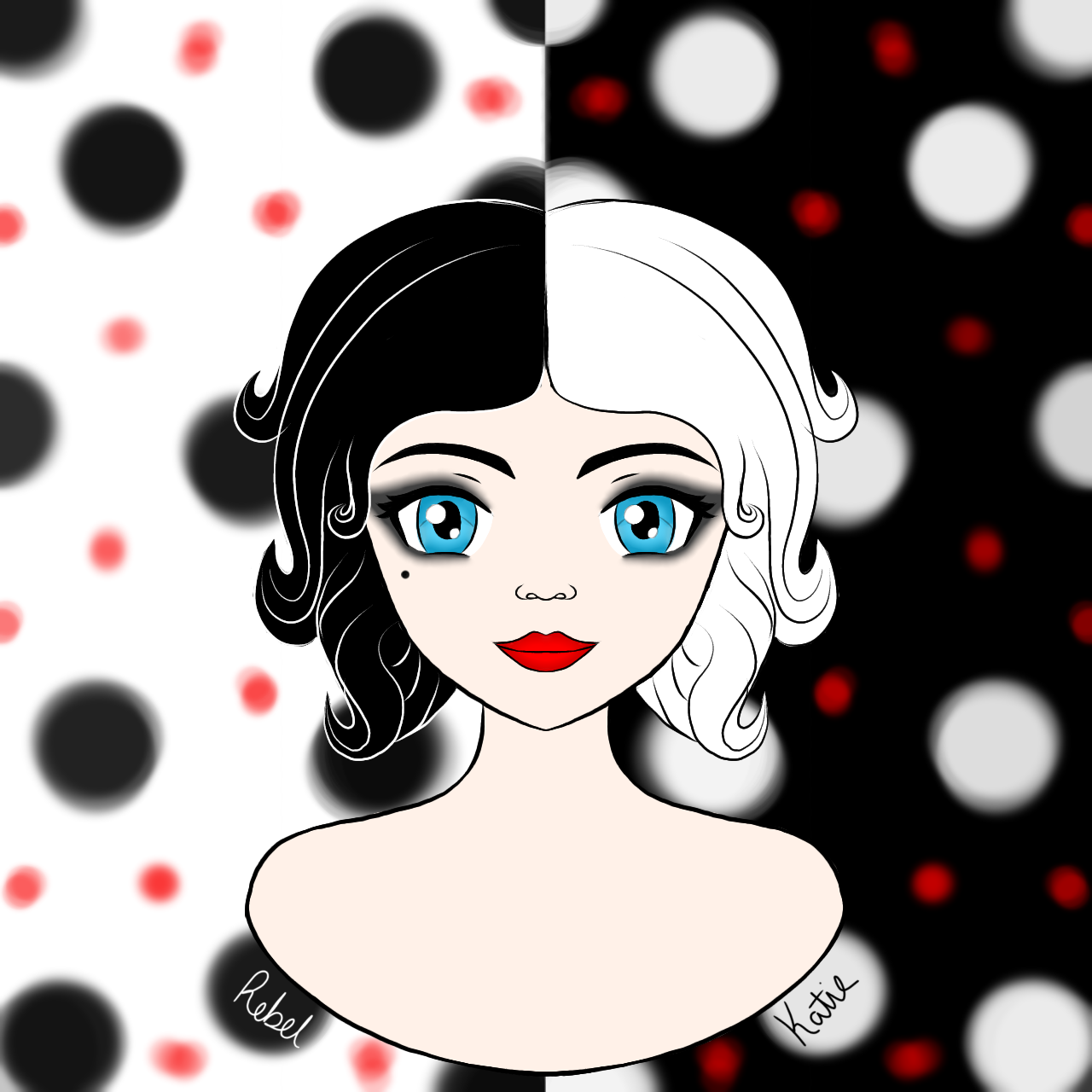 Cruella De Vil - Emma Stone Chibi - ibisPaint