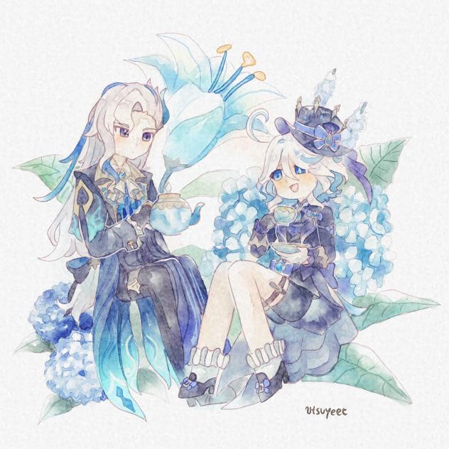 Flowery Tea Party - ibisPaint