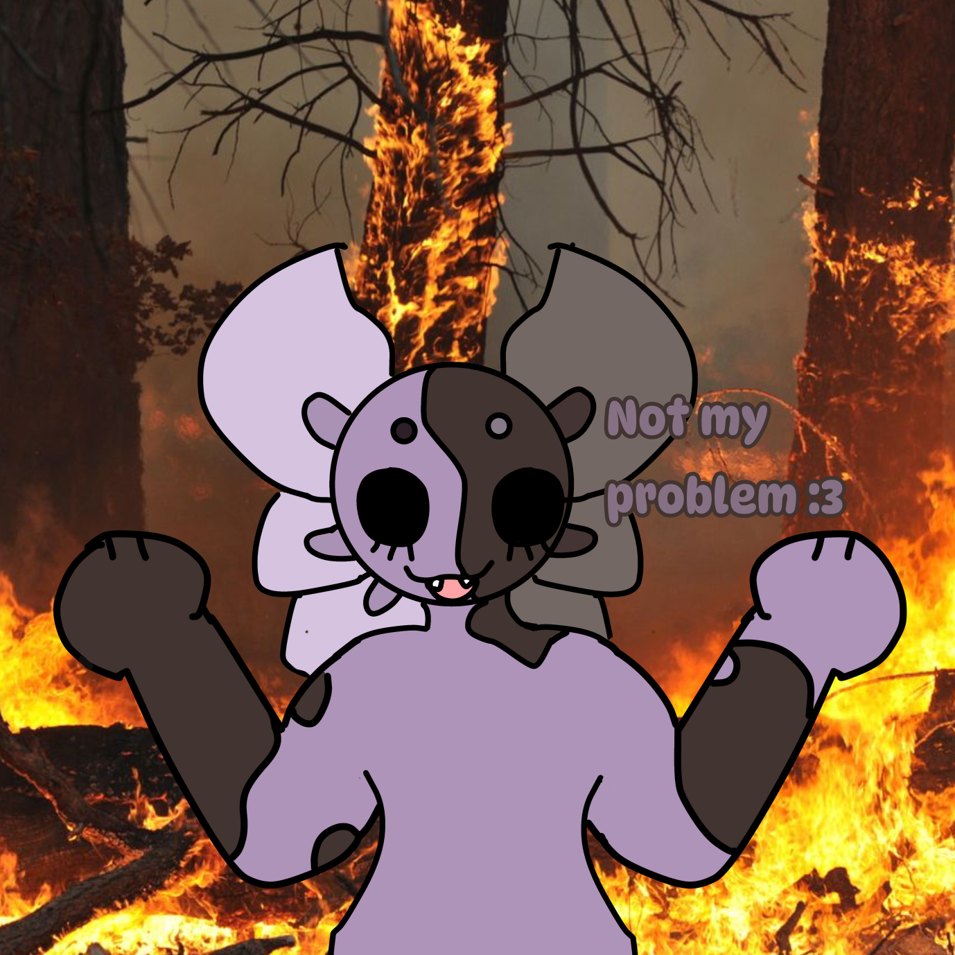 Not my problem !!!! (Fanart) - ibisPaint