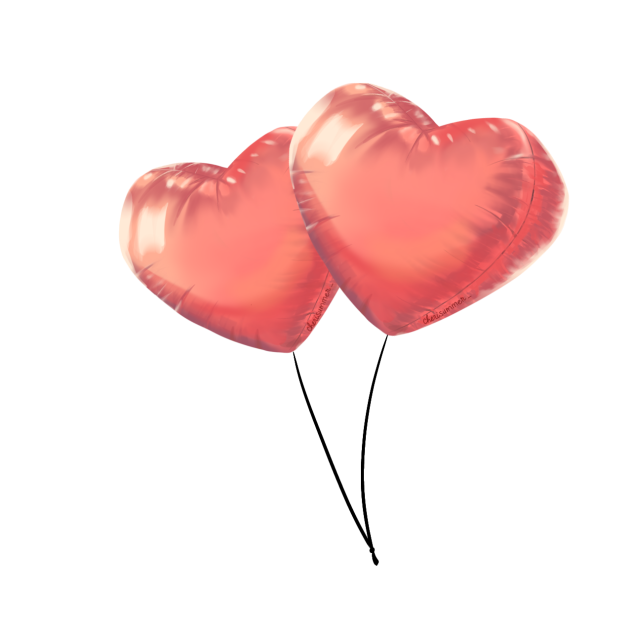 foil balloon (heart) - ibisPaint