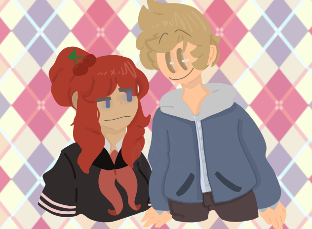 bully and her nerd crush - ibisPaint