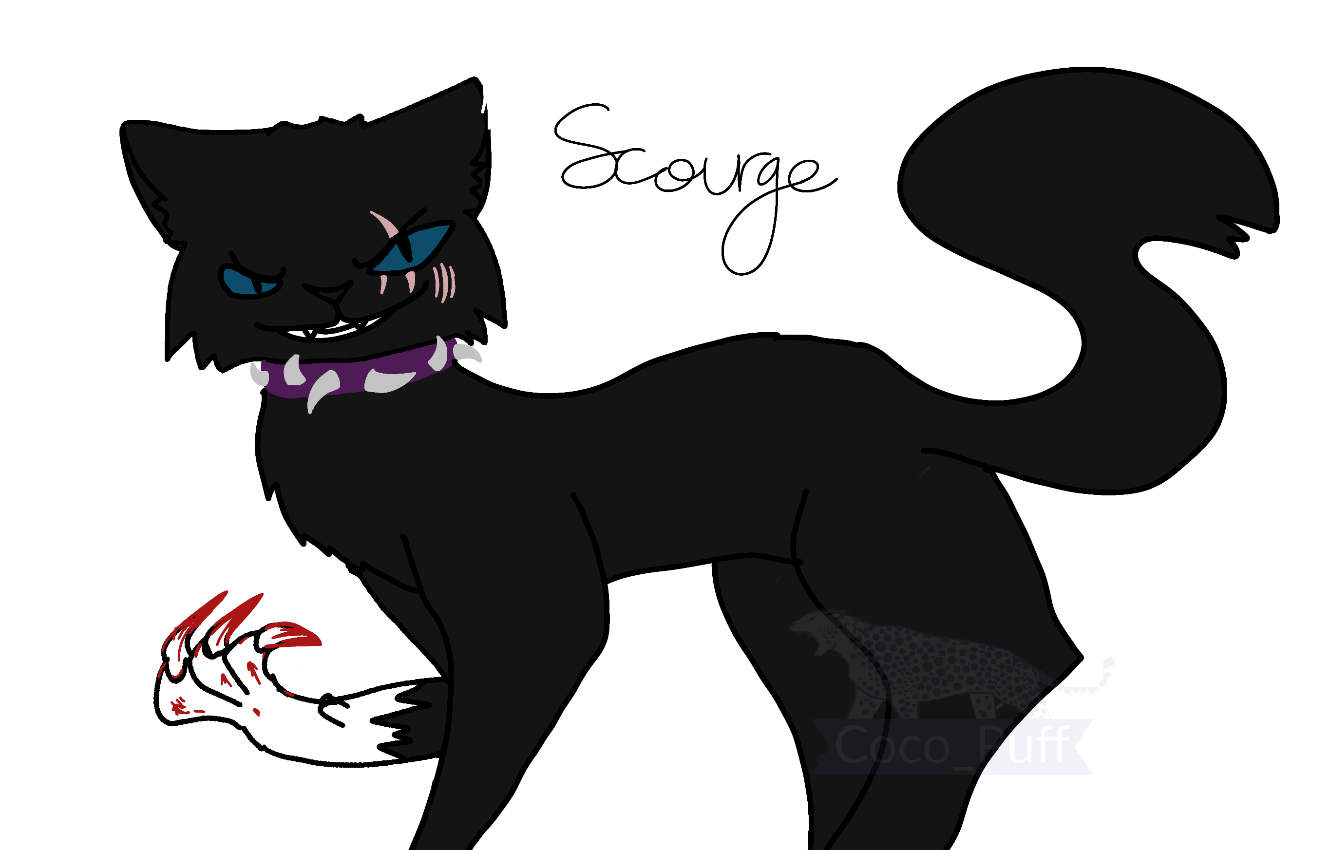 Simple drawing of scourge - ibisPaint