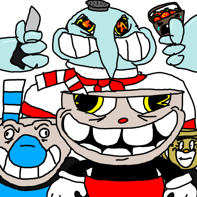 Cuphead DLC in a Nutshell. - ibisPaint