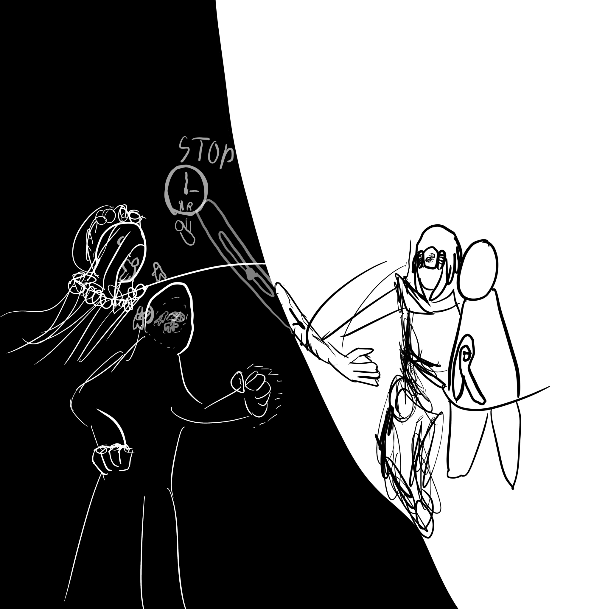 Time distortion of everything - ibisPaint