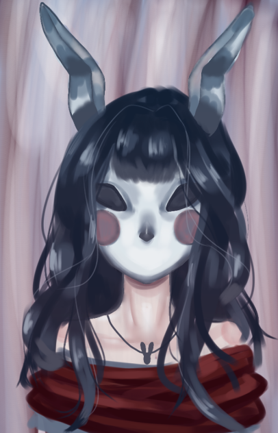 mask of the hare - ibisPaint