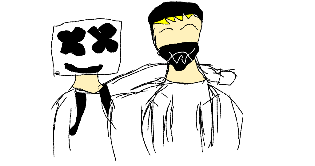 Alan walker con marshmello - ibisPaint